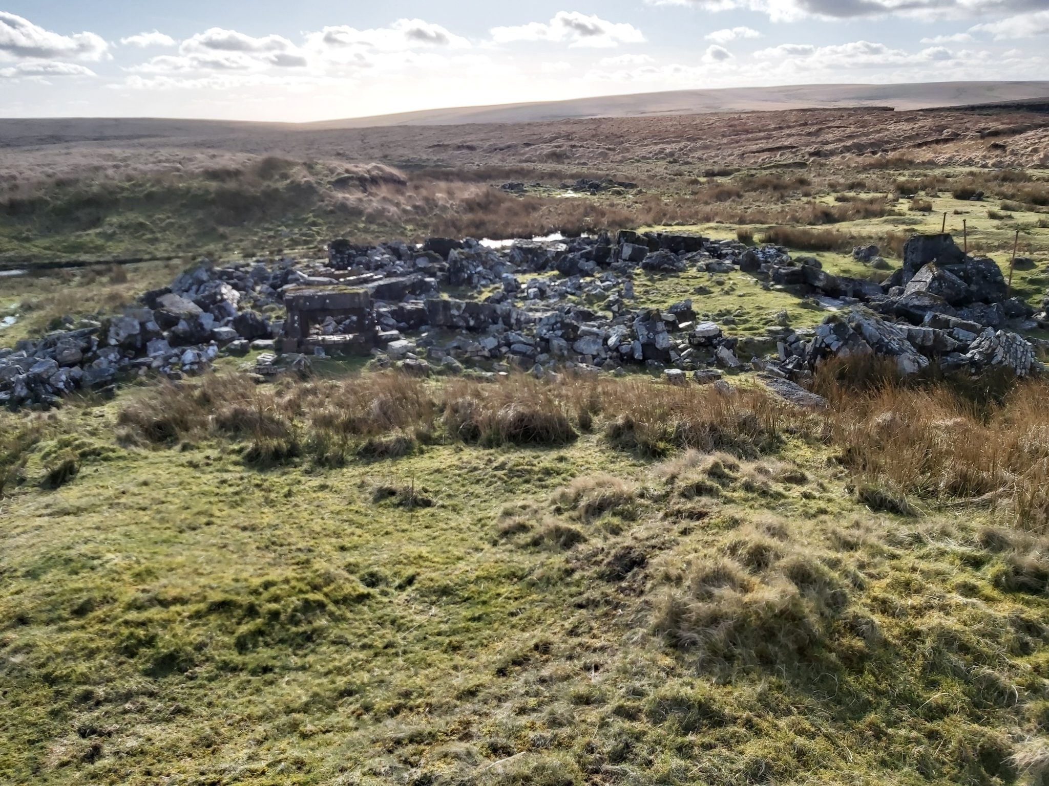 Red lake china clay workings – extraction – Dartmoor Explorations