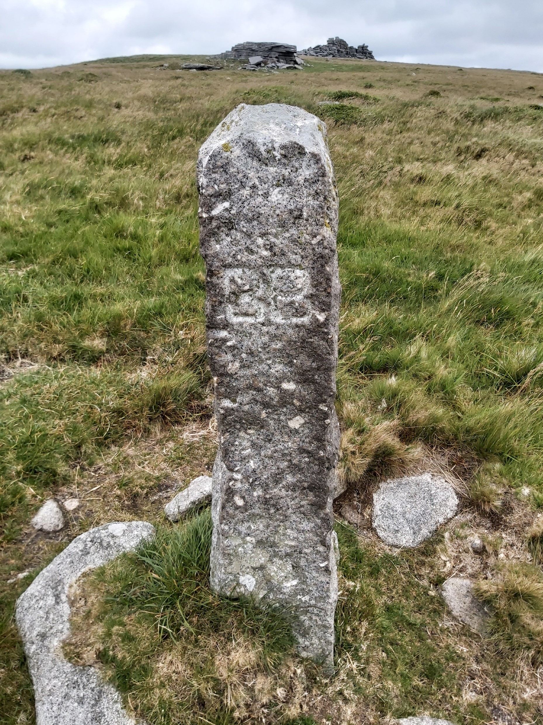 Boundstones on Southern (Moorland Section) of Belstone Parish Boundary ...