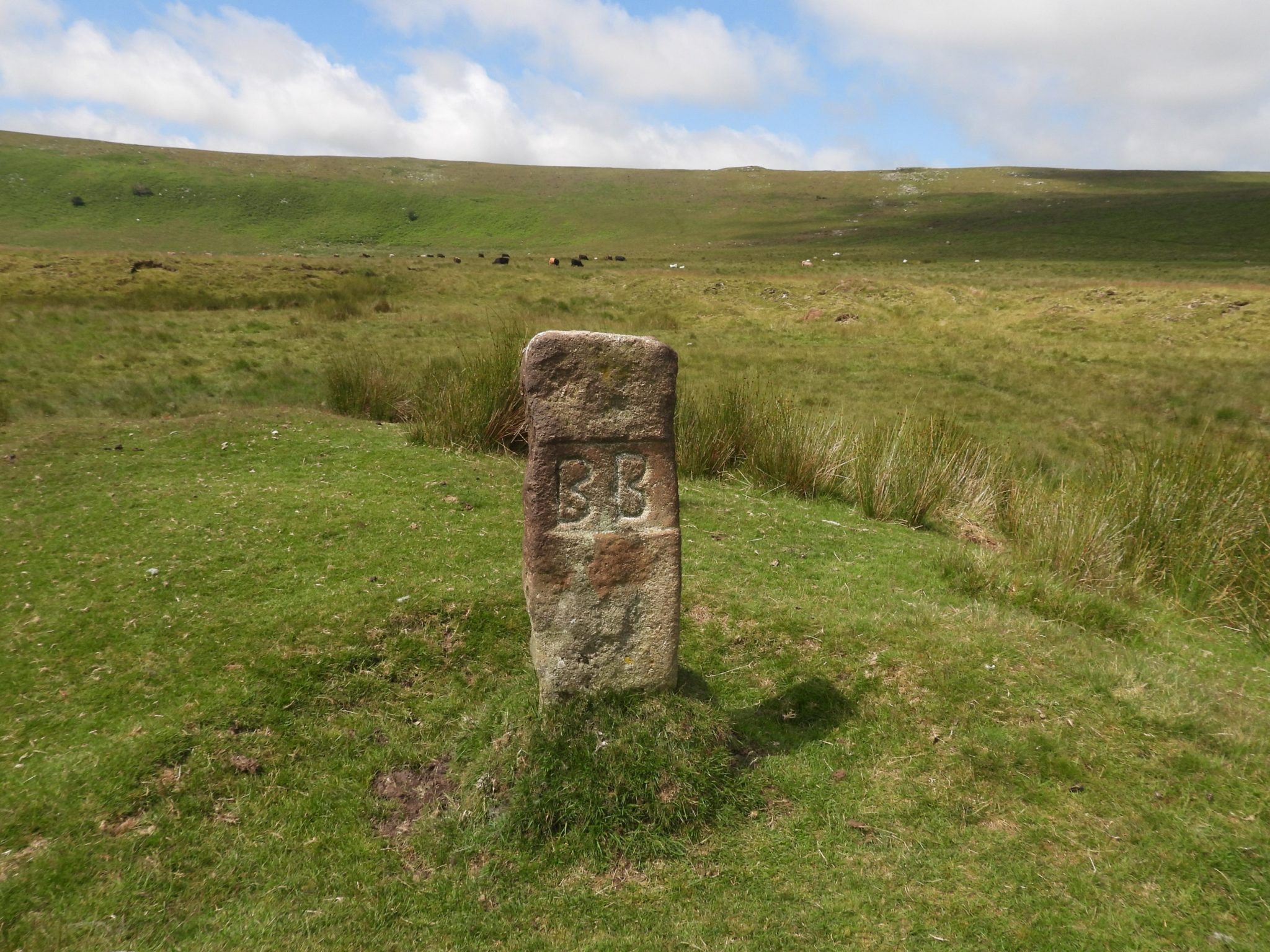 Boundstones on Southern (Moorland Section) of Belstone Parish Boundary ...