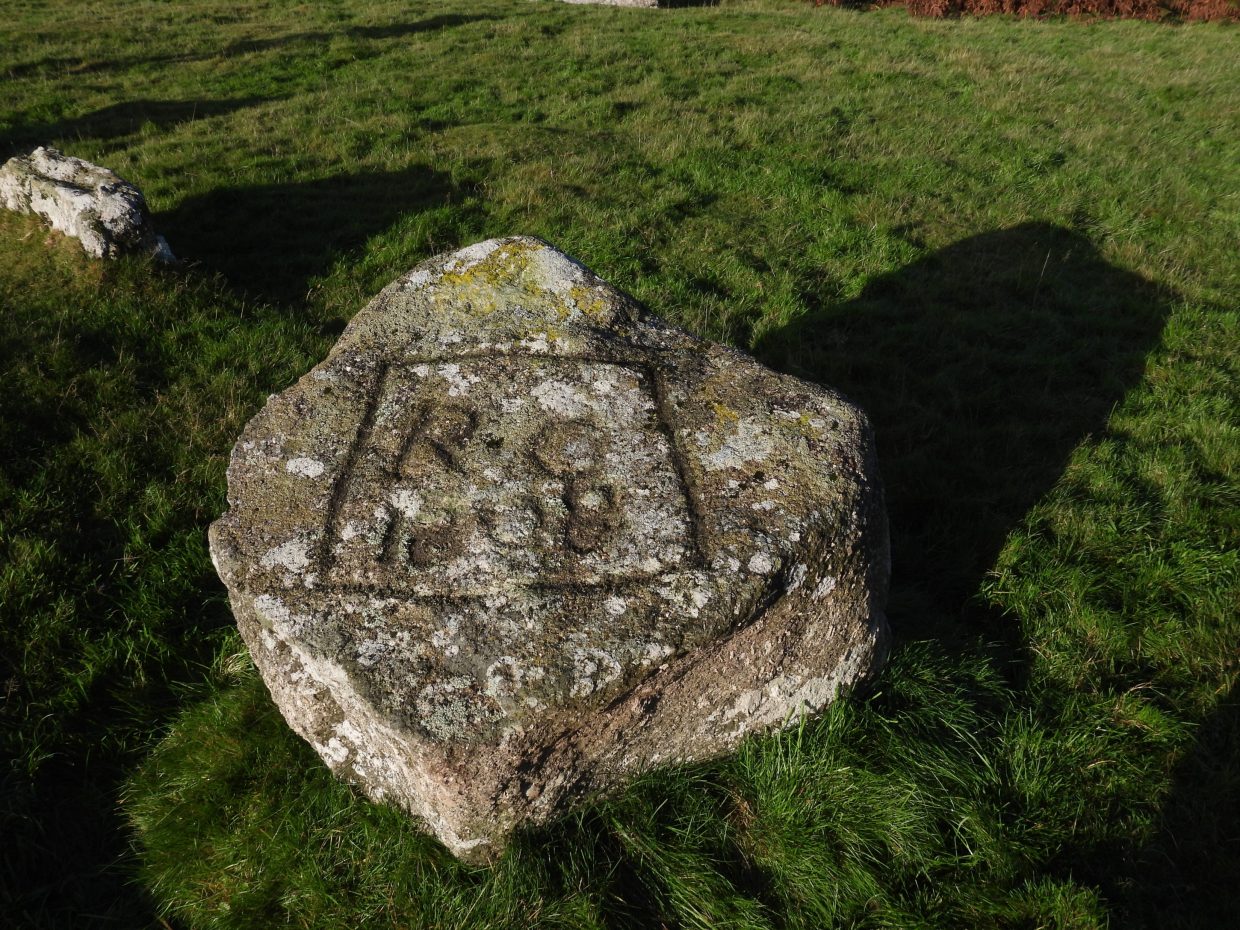 Aish Ridge “Newtake Wall” and Inscribed Boulders and Stones – Dartmoor ...