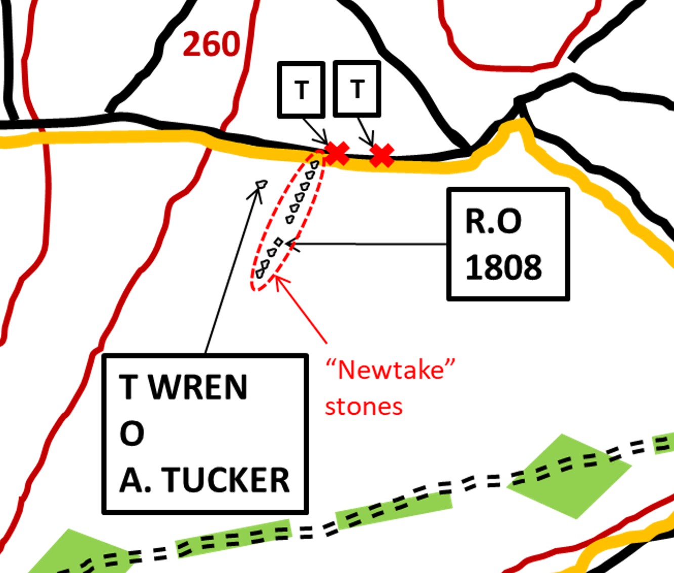 Aish Ridge “Newtake Wall” and Inscribed Boulders and Stones – Dartmoor ...