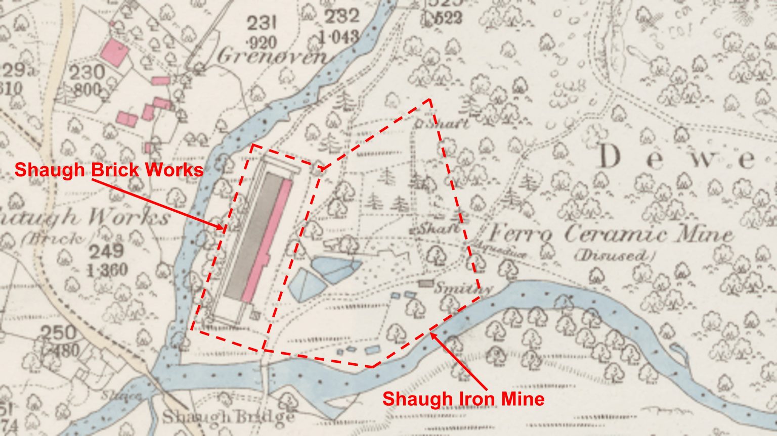 The Ferro Ceramic Company Ltd including Shaugh Brick (and tile) works ...