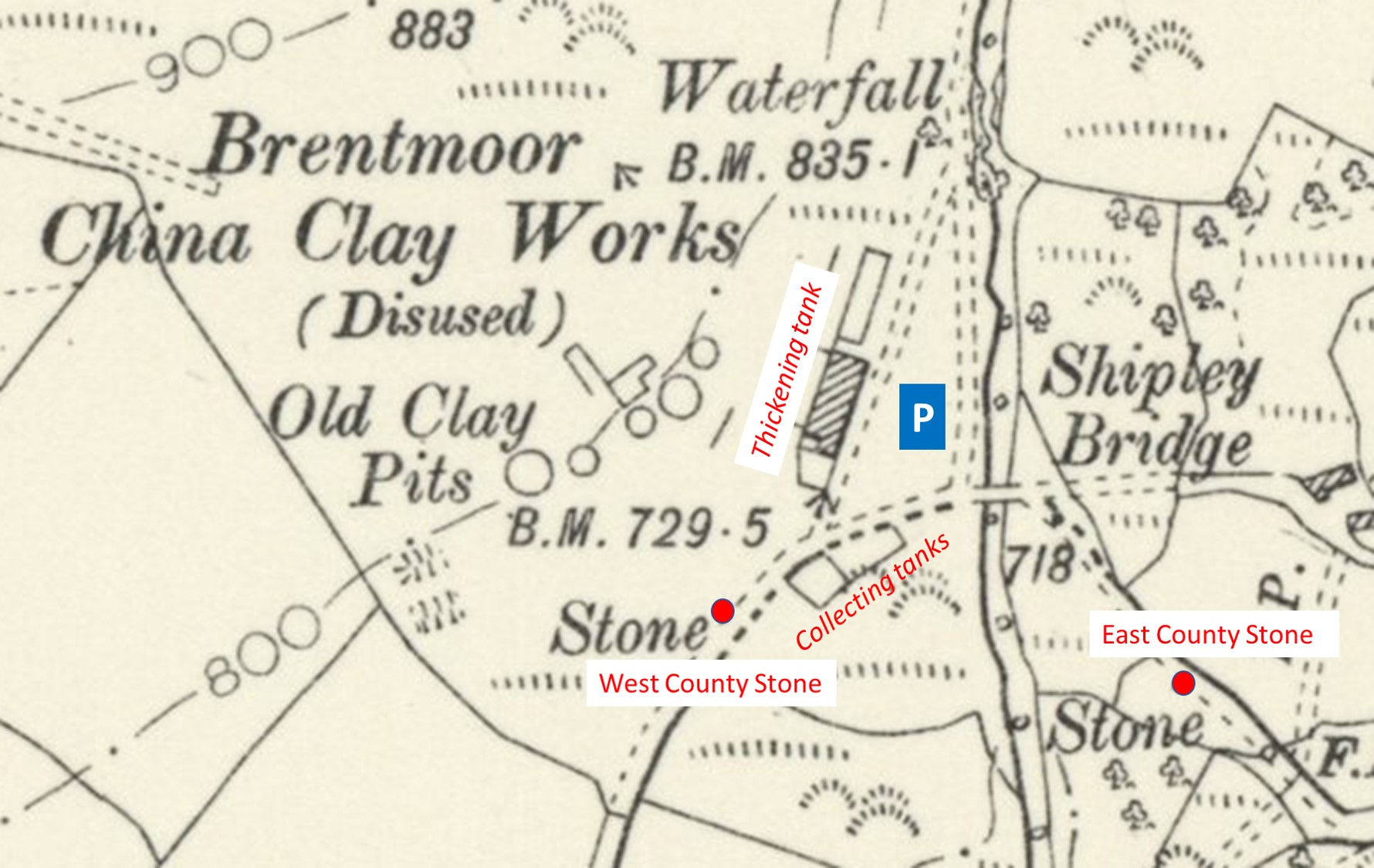 Shipley Bridge between the “C” (County) Stones – Dartmoor Explorations