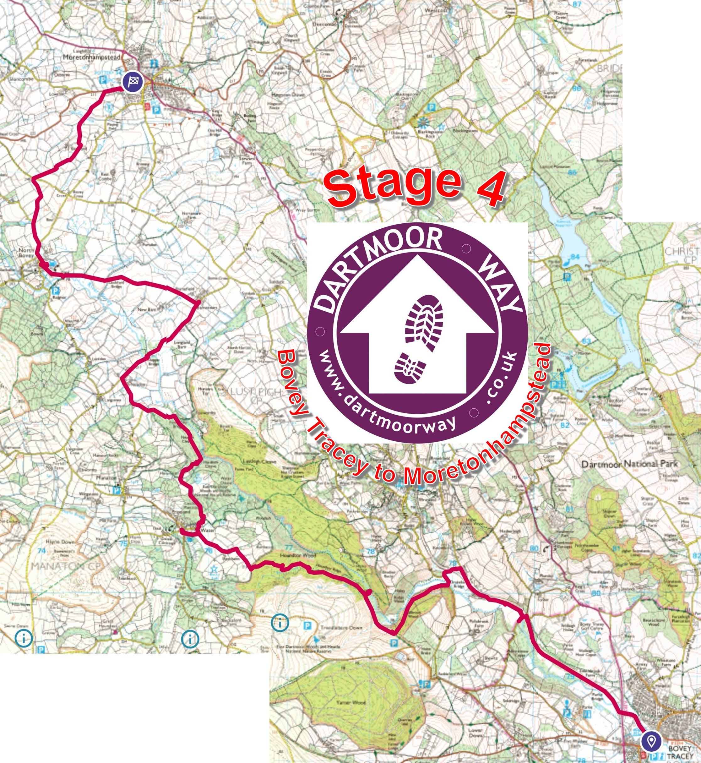 Dartmoor Way – Stage 4 – Bovey Tracey to Moretonhampstead – Dartmoor ...