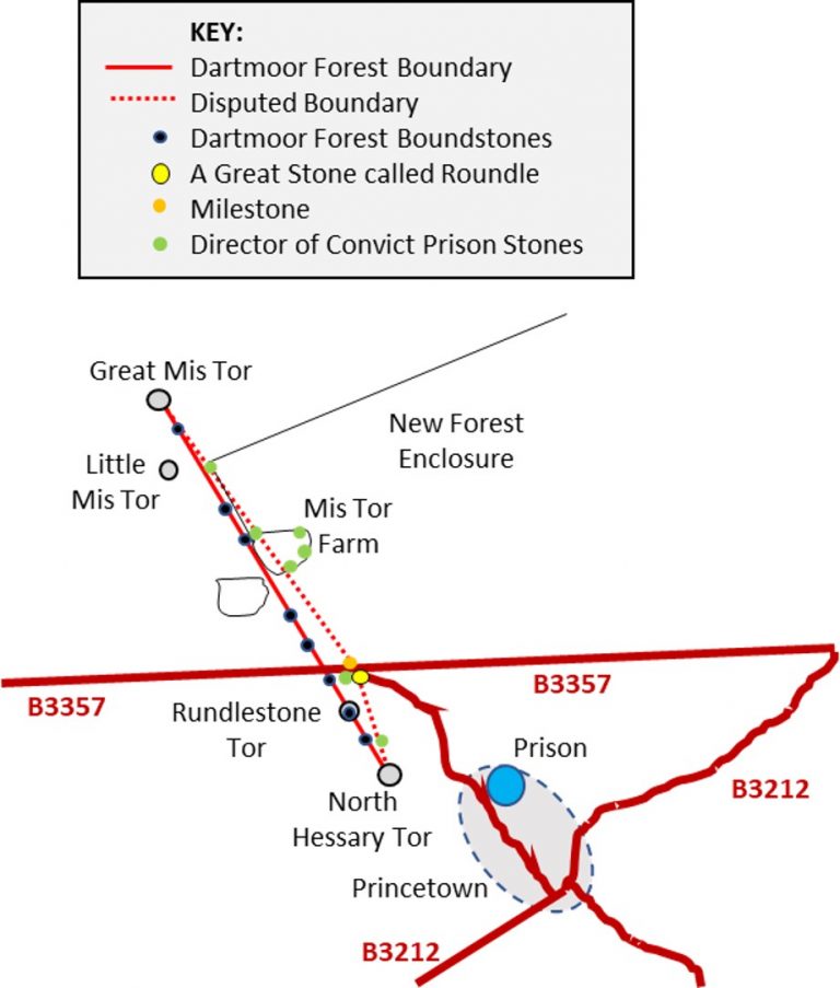 Erroneous Dartmoor Forest Boundary change in 18th Century at ...