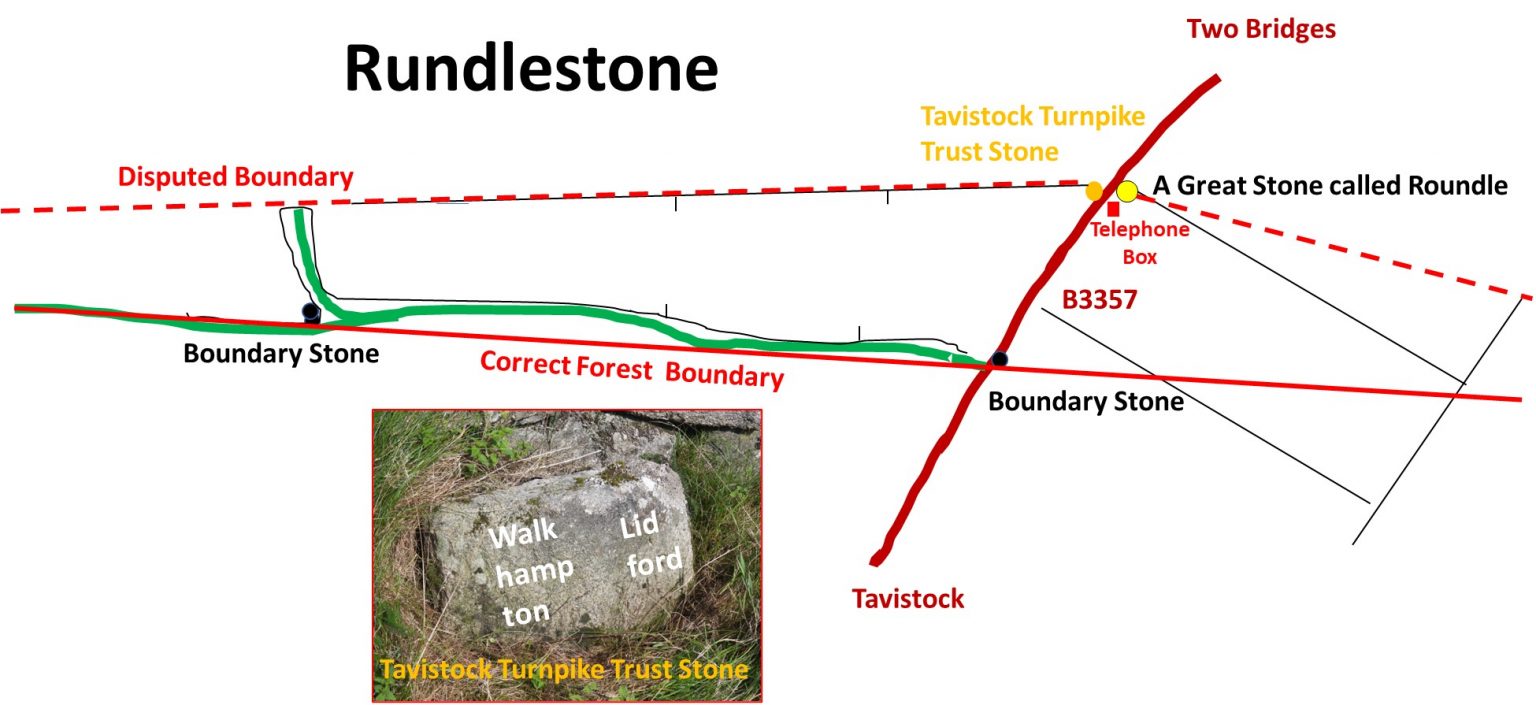 Erroneous Dartmoor Forest Boundary change in 18th Century at ...