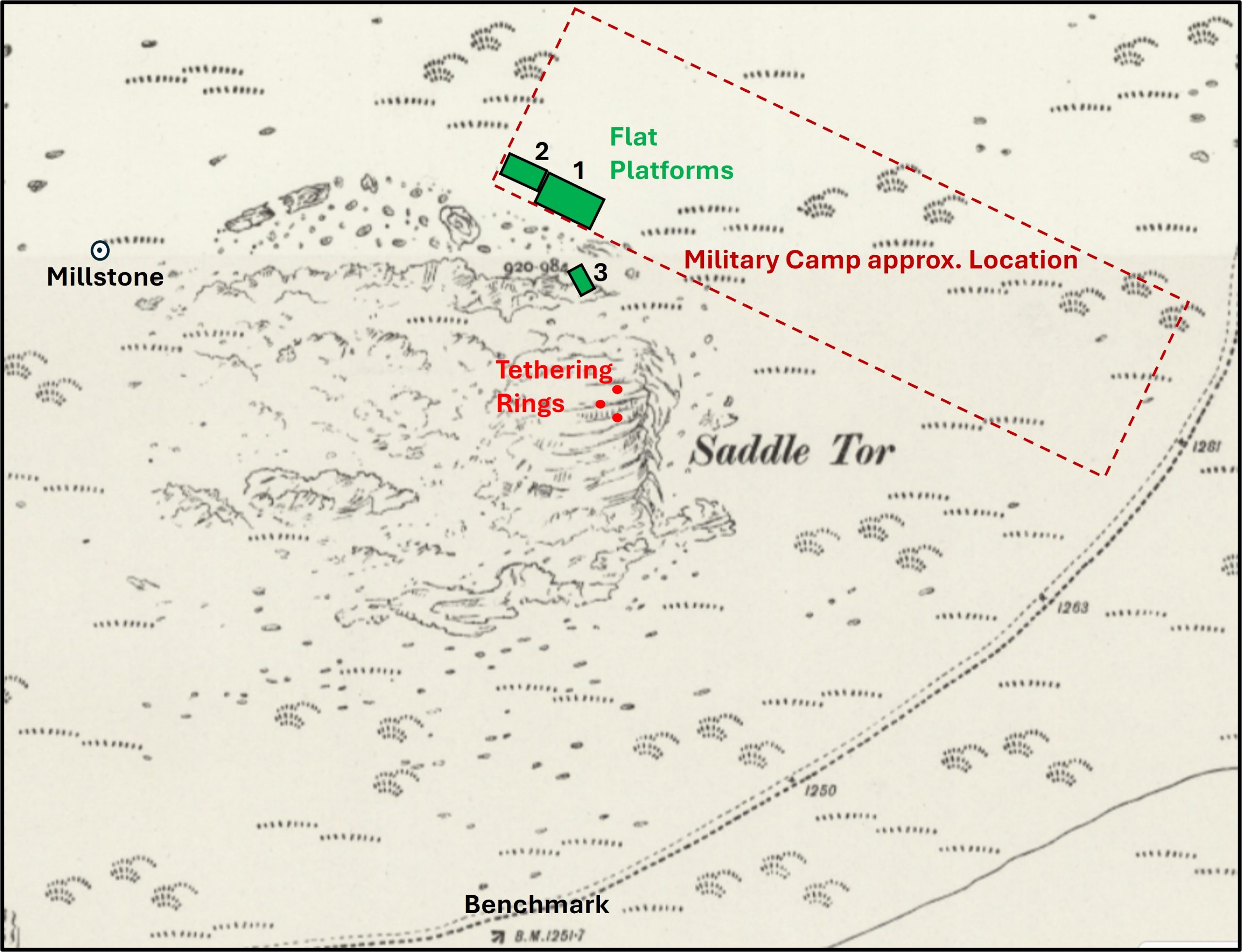 Saddle Tor 19th Century Volunteer Military Encampment – Dartmoor ...